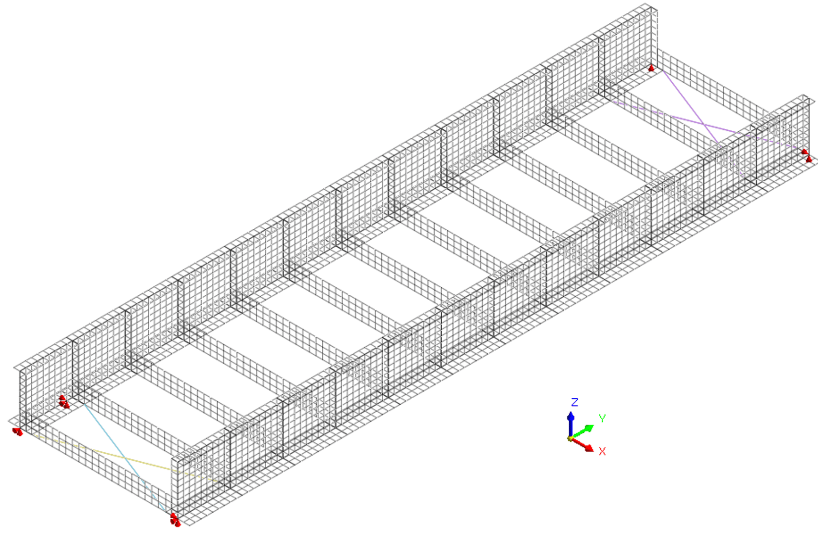 Steel Bridge Nonlinear Buckling Analysis